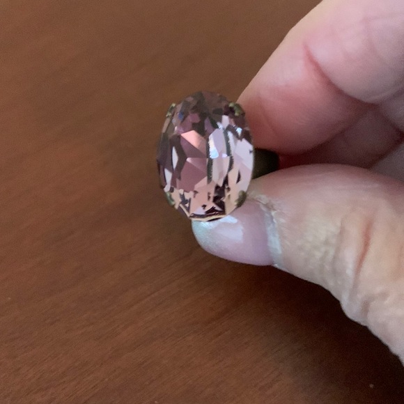 Jewelry | Sabika Pink Stone Adjustable Ring | Poshmark
